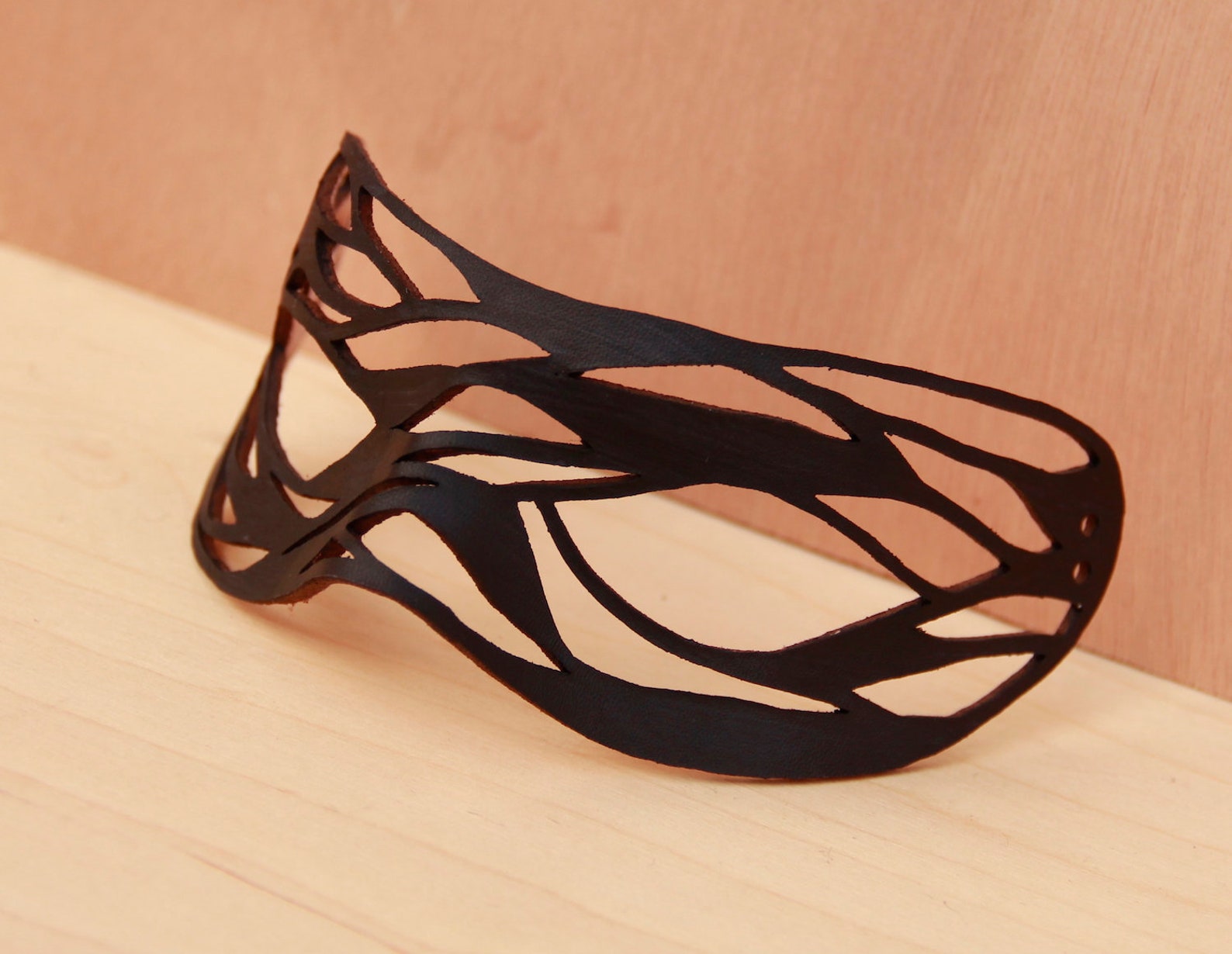 Tattered Fibers Mask | Etsy