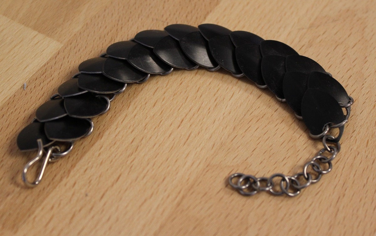 Custom Scale Maille Bracelet in Anodized Aluminum - Etsy