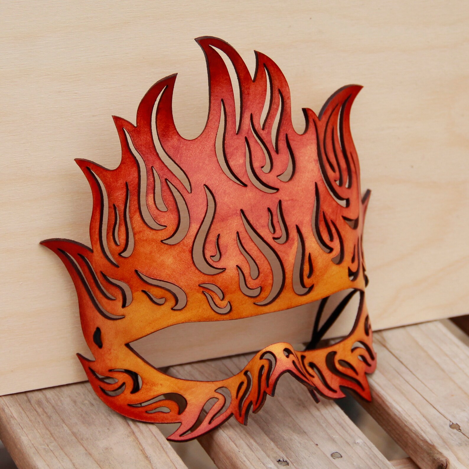 Flame Filigree Mask Glasses Compatible | Etsy