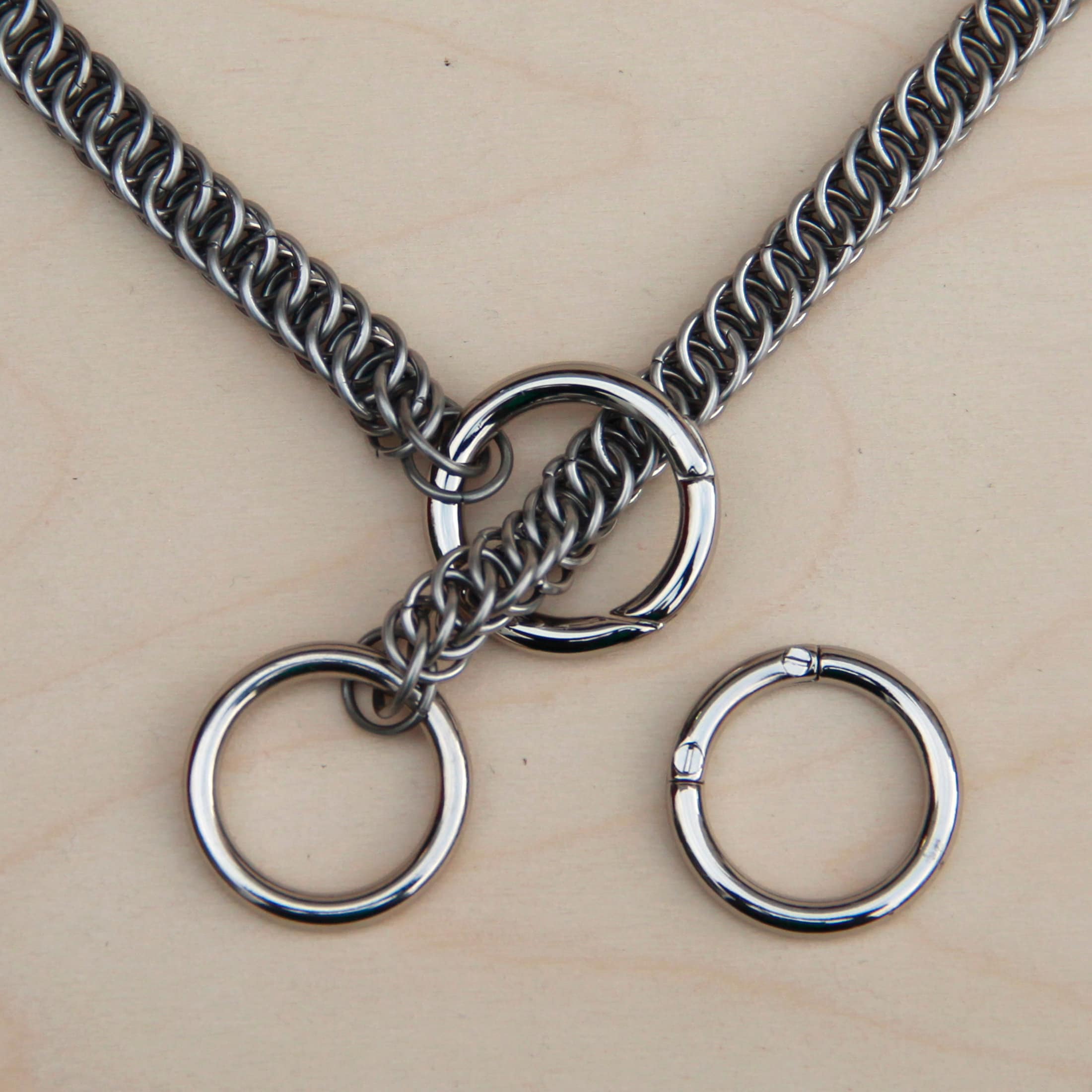 Choke Chain Collar - Etsy