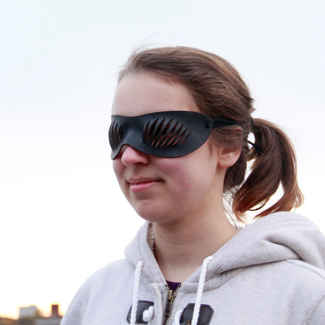 Caged Eyes Bandit Mask - Etsy