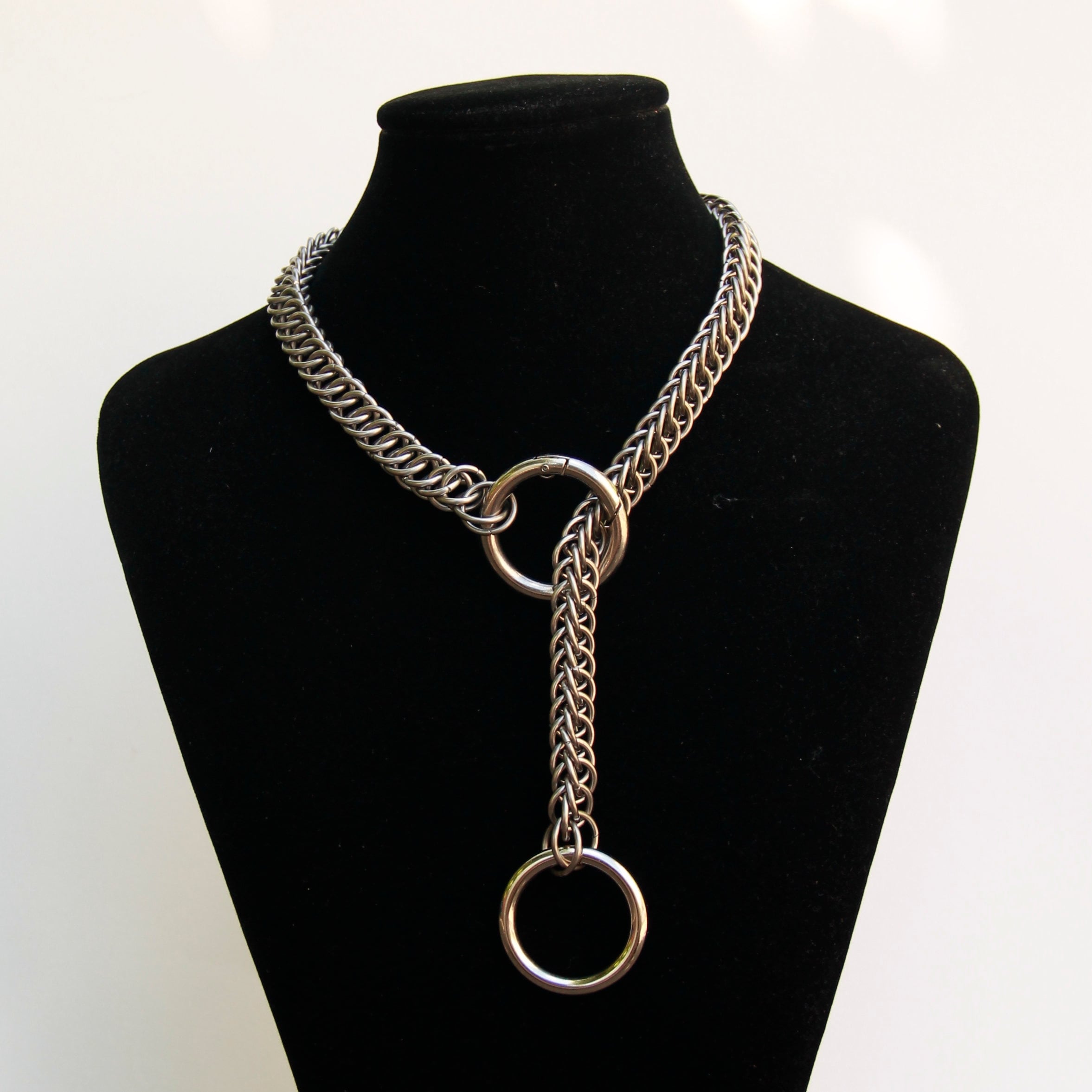 Choke Chain Collar - Etsy