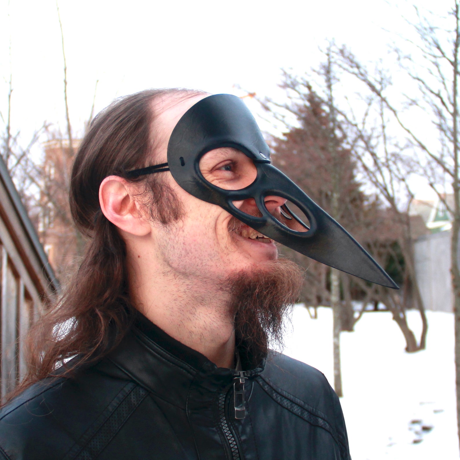 Raven Skull Mask | Etsy