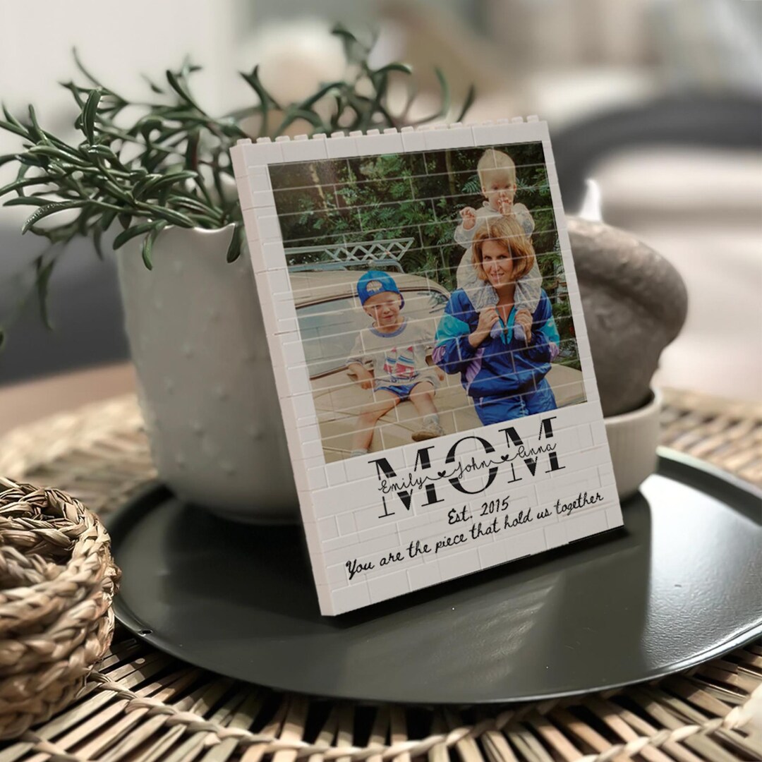 Personalized Building Block: Custom Photo Custom Name Family MOM ...