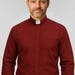 Men’s Church Wear Shirt | Tab Collar French Cuff | Long & Half Sleeve ...