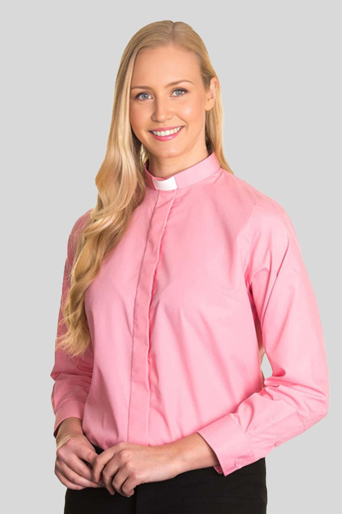 Men’s Church Wear Shirt | Tab Collar French Cuff | Long & Half Sleeve ...