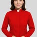 Men’s Church Wear Shirt | Tab Collar French Cuff | Long & Half Sleeve ...