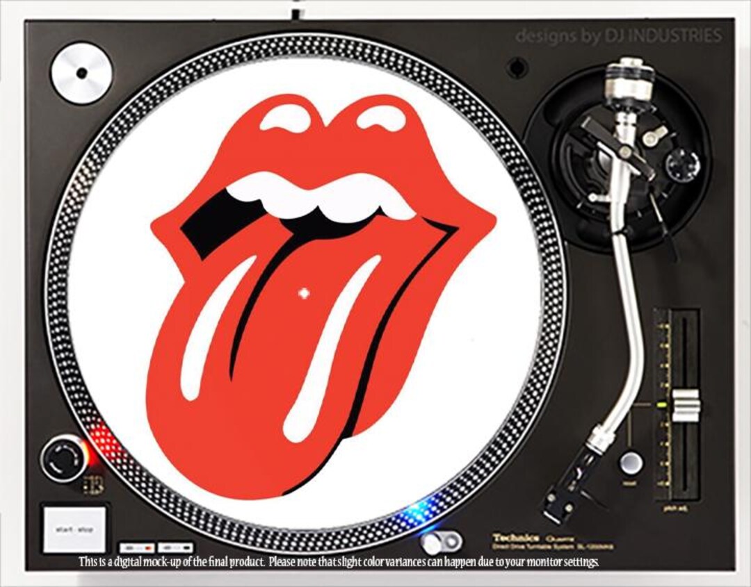 DJ Industries - Rolling Stones 2 - DJ Slipmat LP Record Player ...