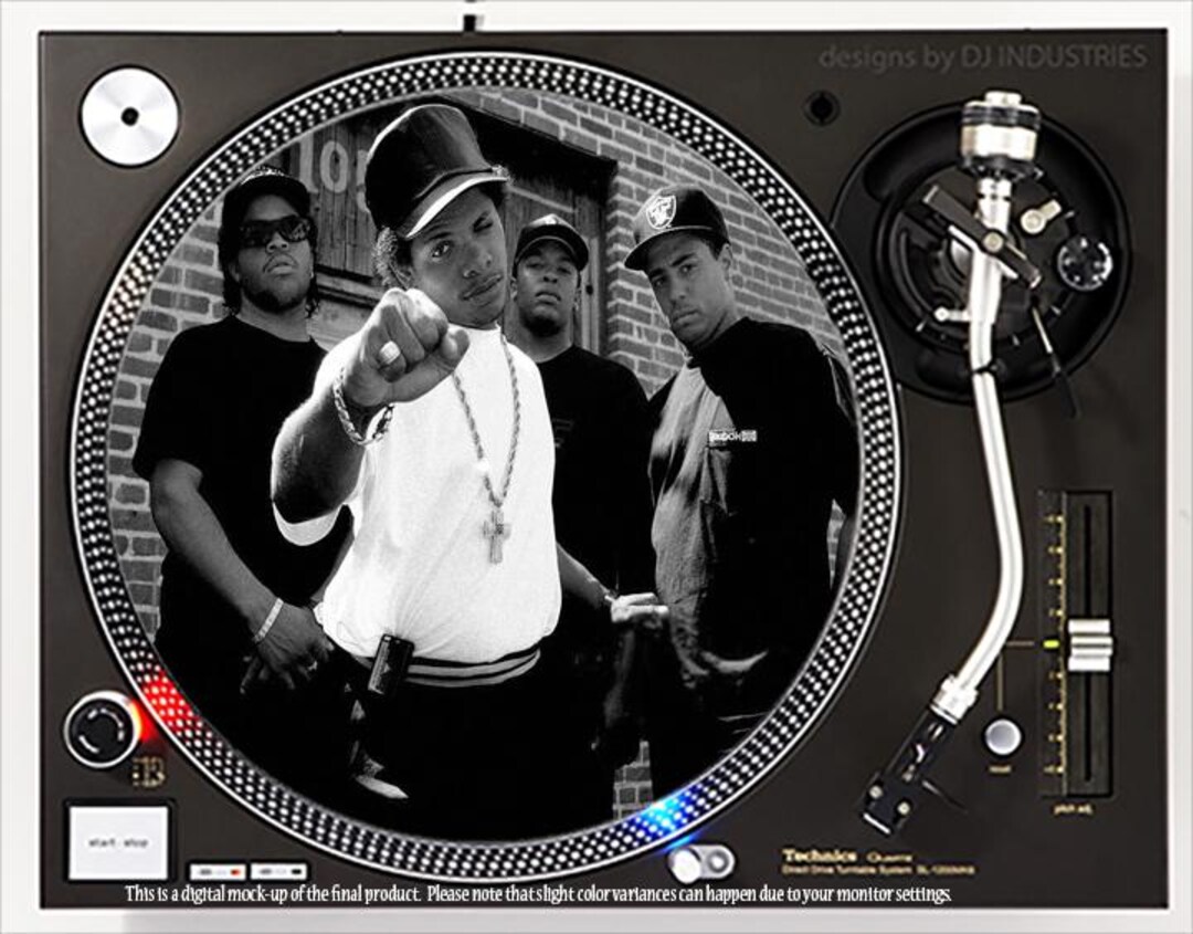 DJ Industries - Nwa - DJ Slipmat LP Record Player Turntable - Etsy