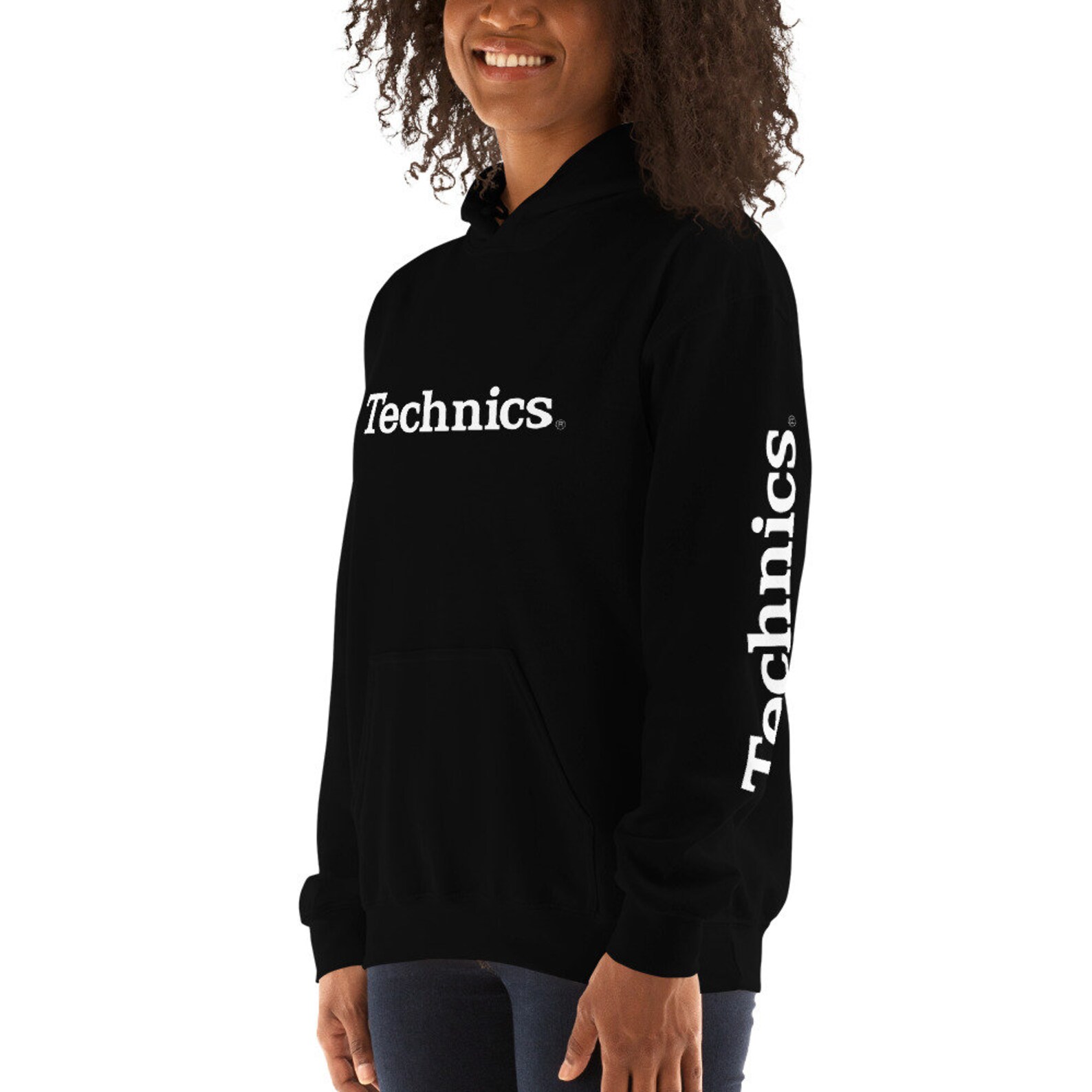 Wear Technics - Technics Classic Black Hoodie - Etsy