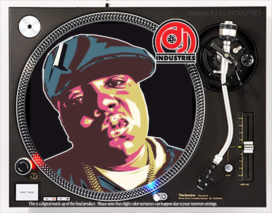 DJ Industries - Nortorious B.I.G. - DJ Slipmat LP Record Player ...