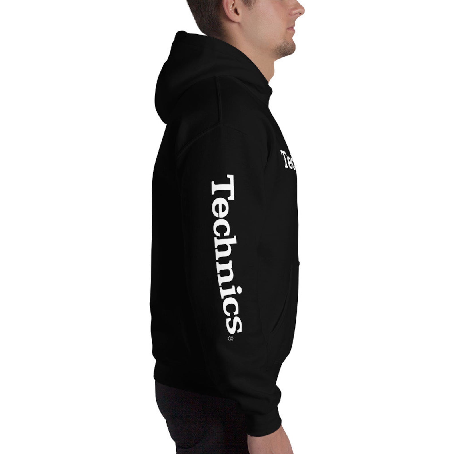 Wear Technics - Technics Classic Black Hoodie - Etsy
