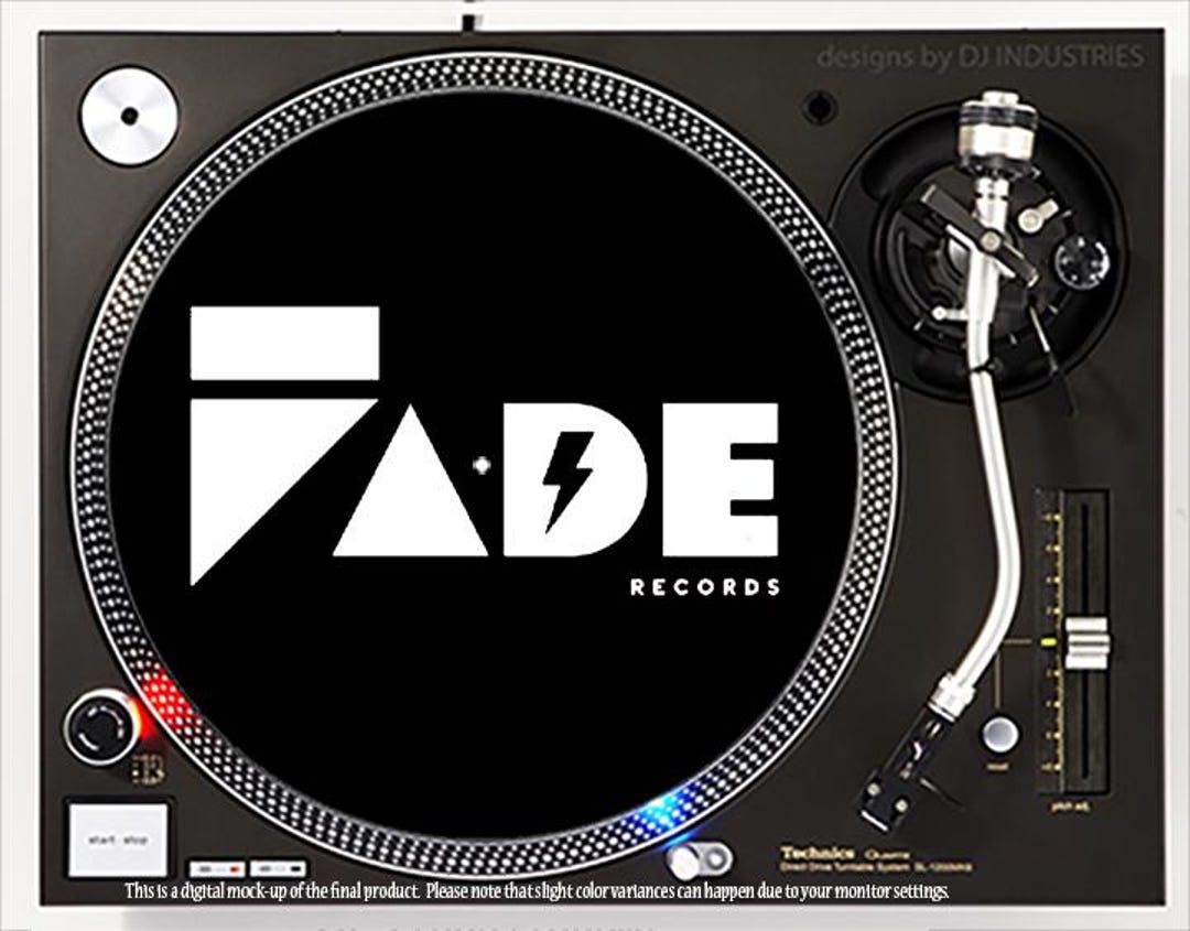 DJ Industries - Fade Records - DJ Slipmat LP Record Player Turntable - Etsy