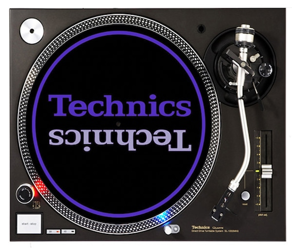DJ Industries Technics Mirror Purple DJ Slipmat | Etsy