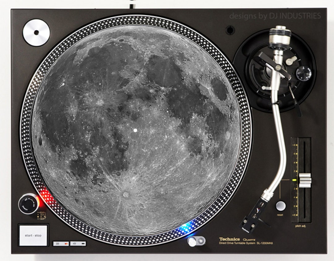 DJ Industries - Full Moon - DJ Slipmat - Etsy