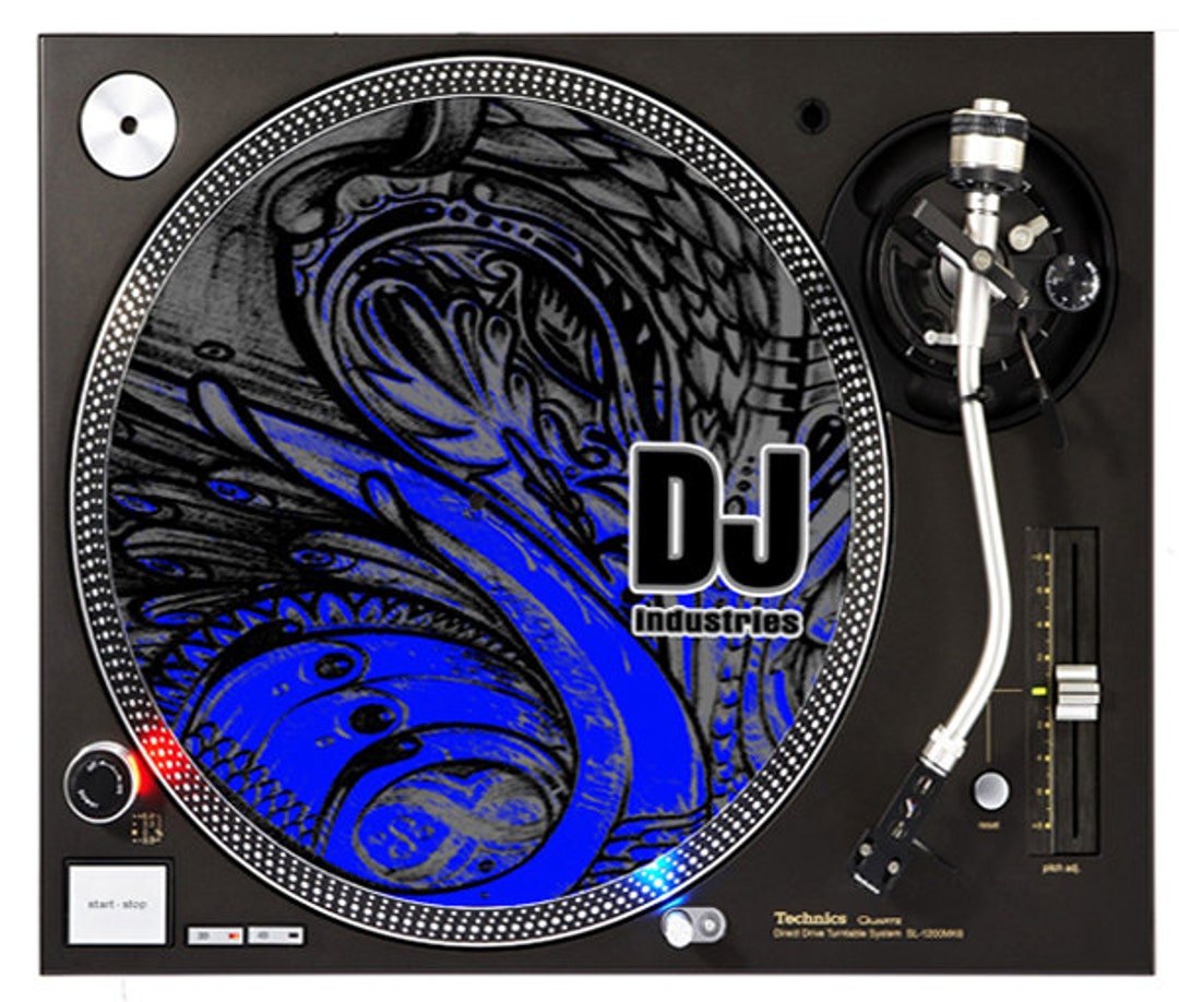 DJ Industries - Charcoal Splash DJ Slipmat - Etsy