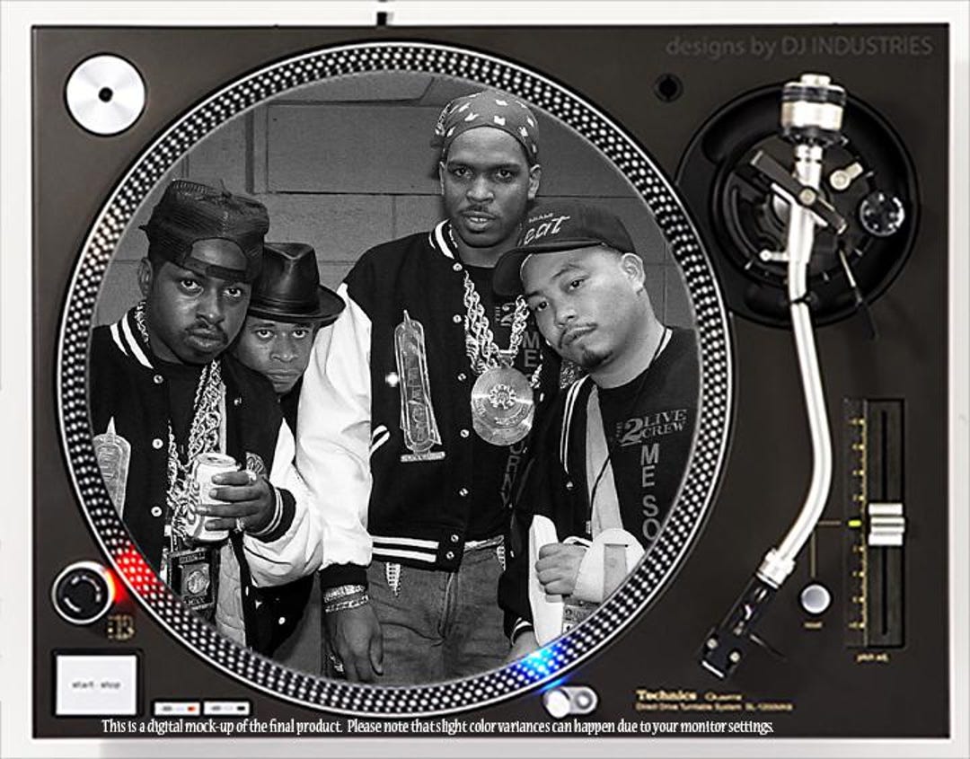 2 Live Crew - DJ Slipmat Slip Mat for Record Player or Turntable - Etsy