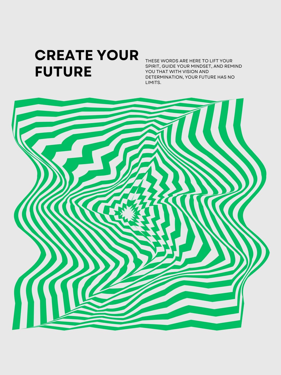 Create Your Future Poster | Digital Download Abstract Wall Art - Etsy