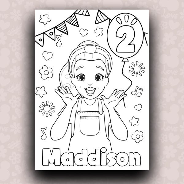 Colouring Pages Louise - Etsy UK