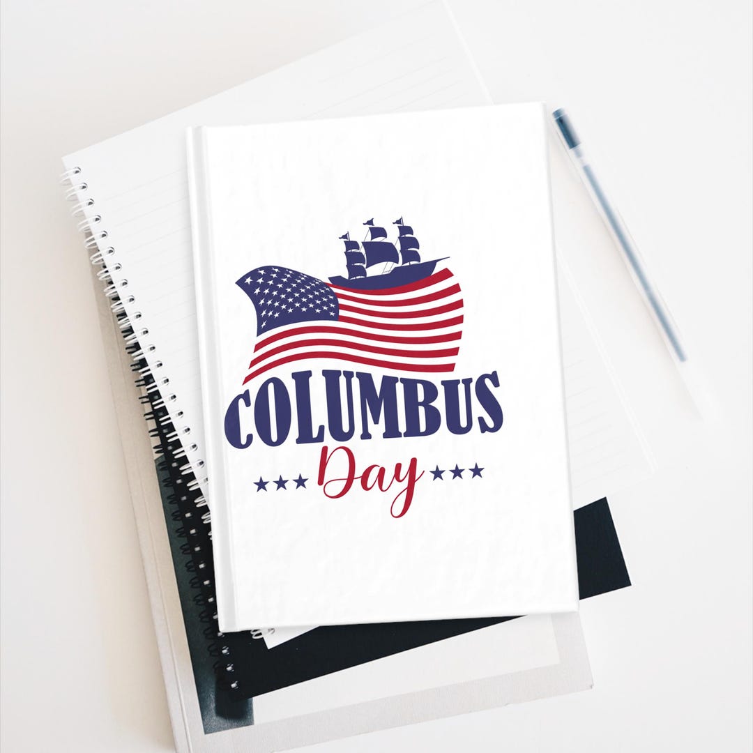 Columbus Day Journal - Celebrate History, Writing Notebook, Gift for ...