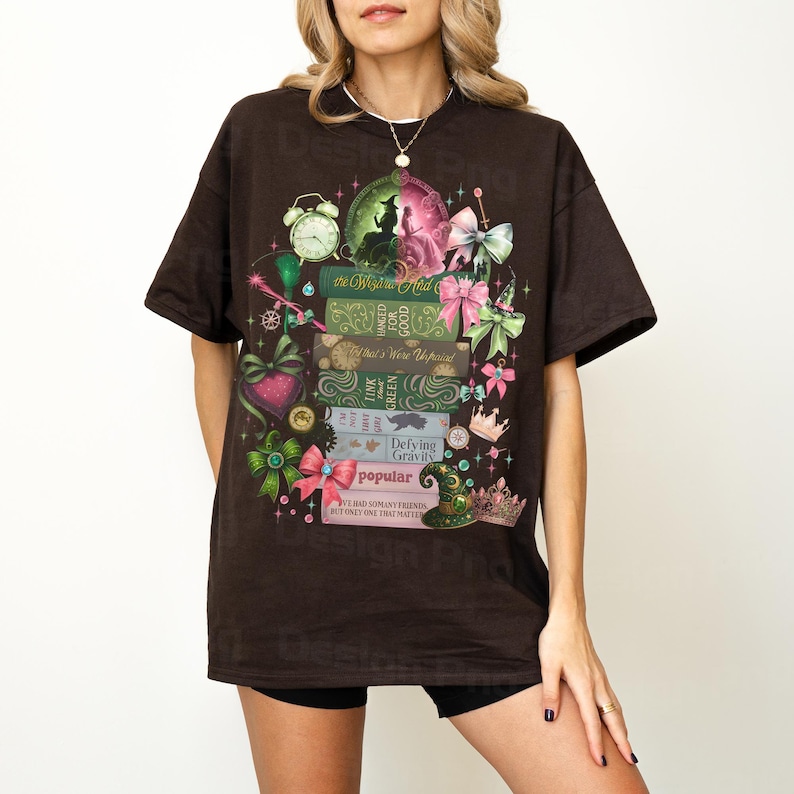 Wicked Book Stack Png, Green Witch Books Png, Wizard of Oz Aesthetic ...