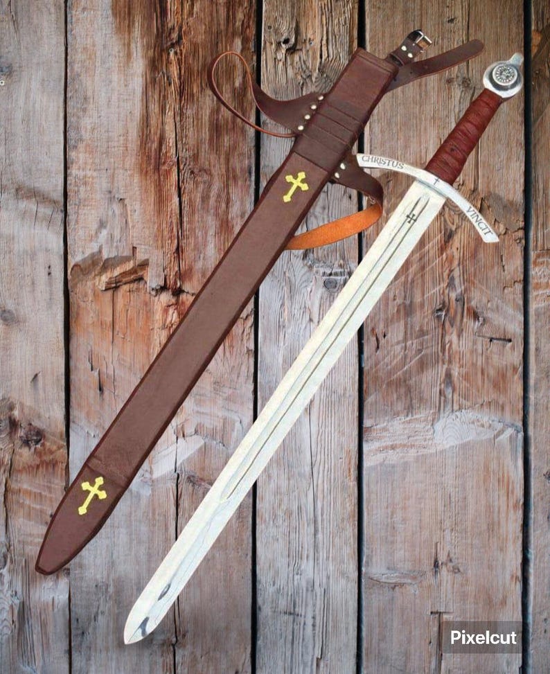 Handcrafted Knights Templar Sword Replica: Collectible Movie Prop - Etsy