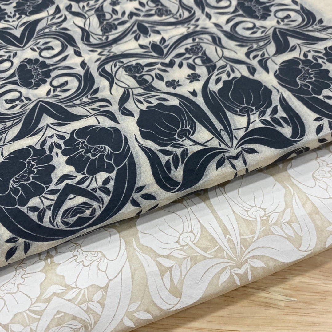 Nouveau - Underglaze Transfer Sheet - You Choose Color - Etsy