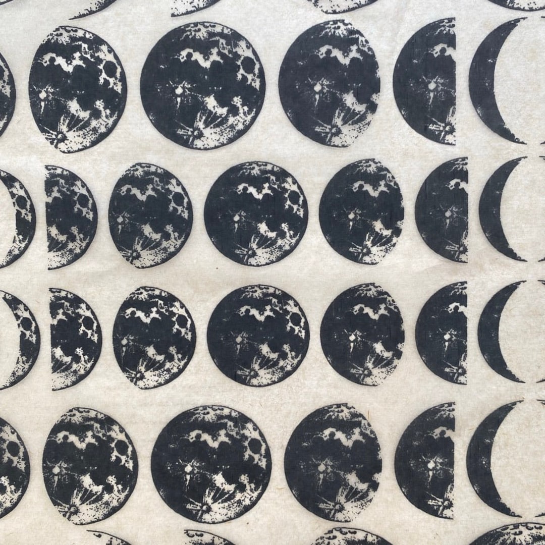 Moon Phases - Underglaze Transfer Sheet - Etsy