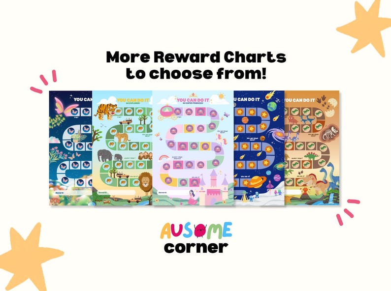 Farm Reward Chart for Toddlers Printable Chore Poster Good Behavior ...