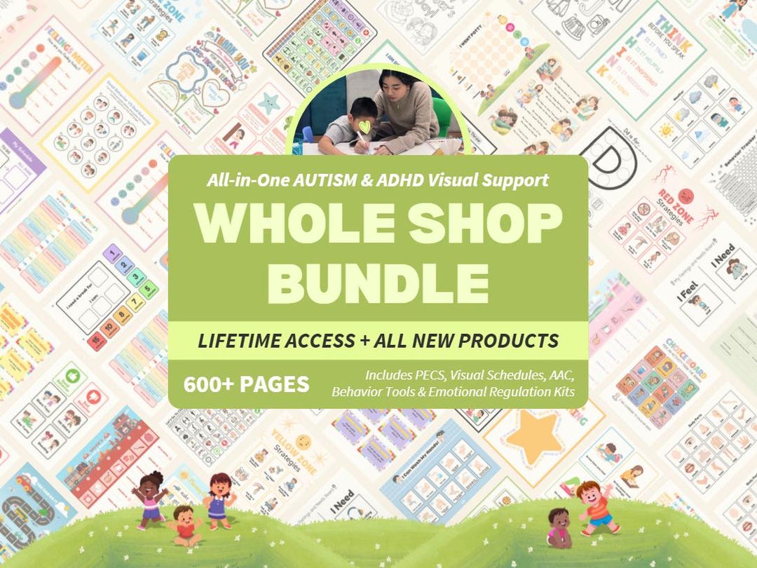 Whole Shop Autism & ADHD Visual Support Bundle | Executive Function ...