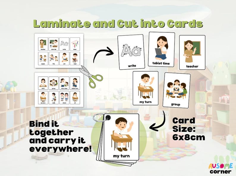 102 School Pecs Nonverbal Communication Cards Autism Visual Aid ...