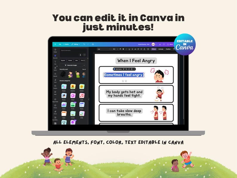 Editable Social Stories Autism Visual Support Special Education Big ...