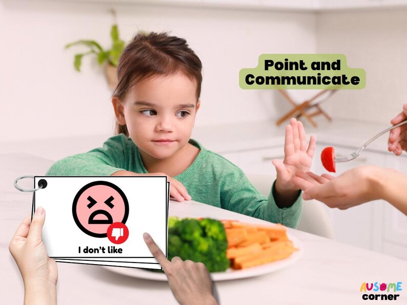 Basic Pecs Picture Communication Cards Autism Communication Nonverbal ...