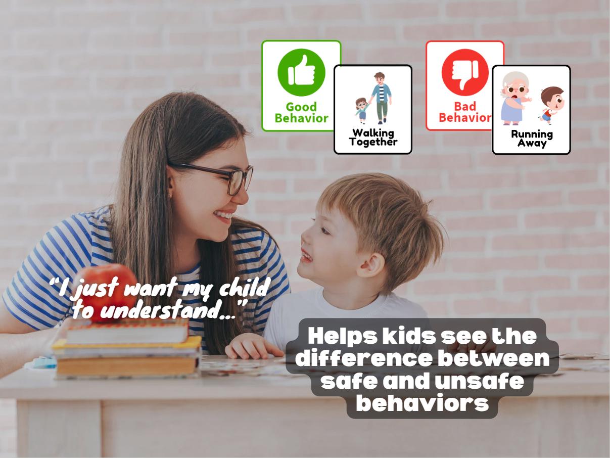 Behavior Sorting Cards Kids Activity Good and Bad Behavior Autism ...