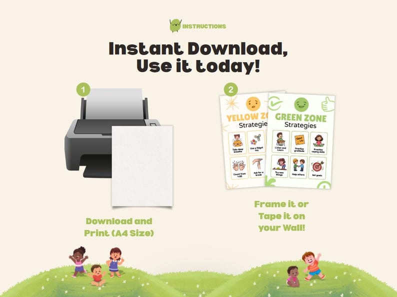Zones of Regulation Posters Printable Calm Down Corner Visuals Bulletin ...