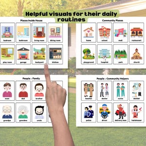 Basic Pecs Picture Communication Cards Autism Communication Nonverbal ...