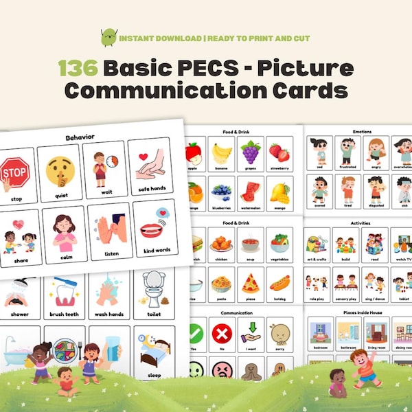 Communication Cards - Etsy UK