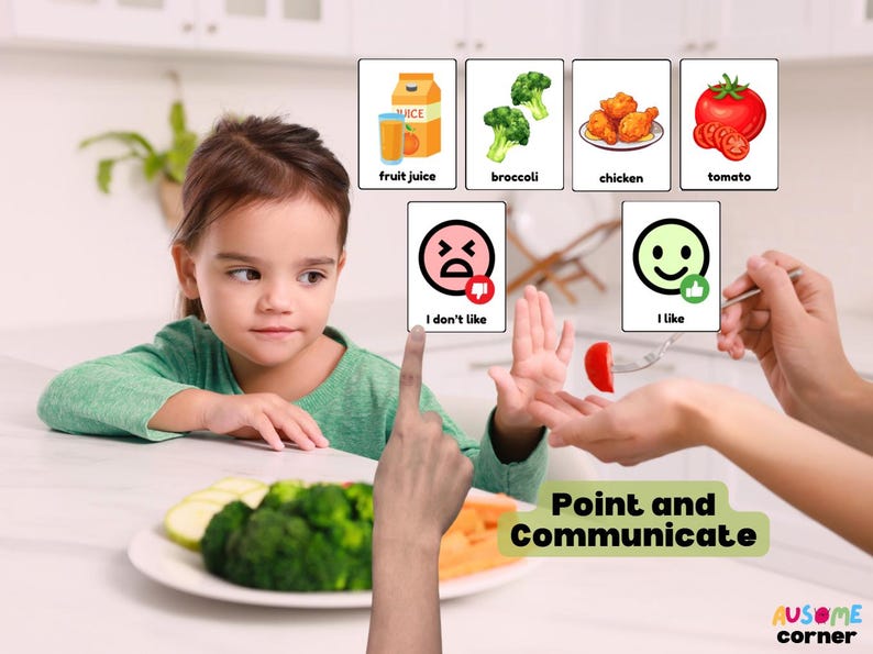 Basic Pecs Picture Communication Cards Autism Communication Nonverbal ...