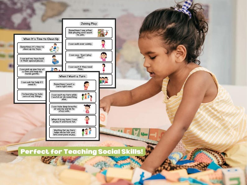 Editable Social Stories Autism Visual Support Special Education Big ...