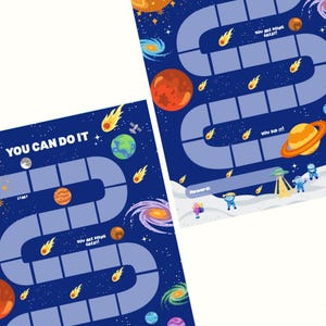Space Reward Chart for Toddlers Printable Solar System Chore Poster ...