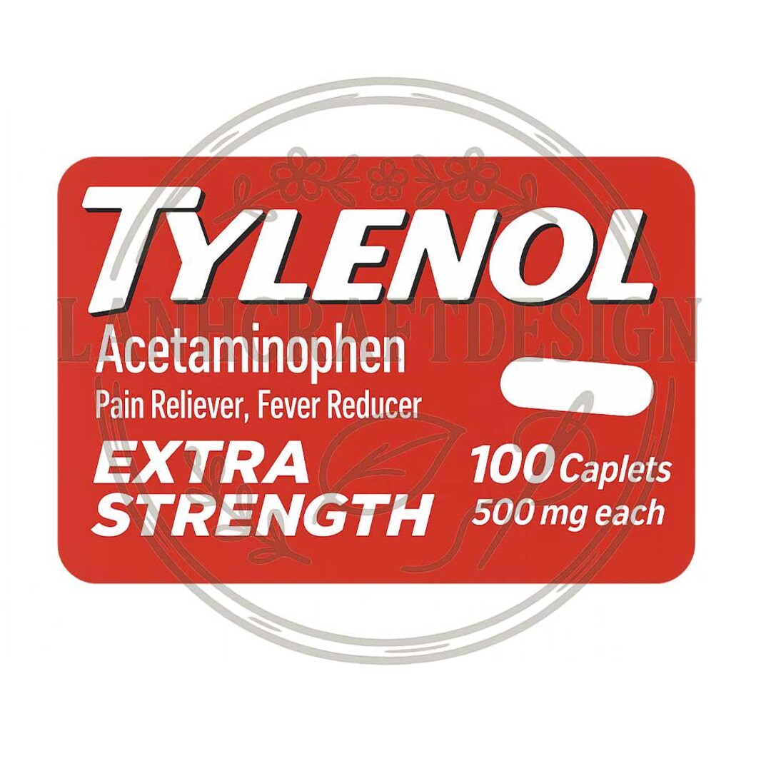 Tylenol Png, Tylenol Does Not Cause Autism Png, Anti-trump Anti-rfk Png ...