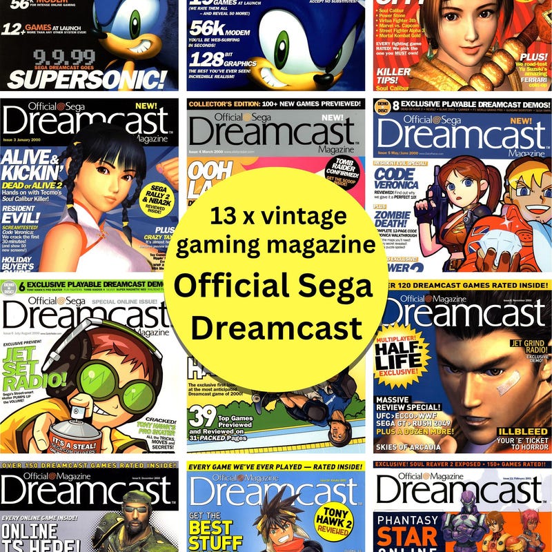 Vintage Gaming Magazines - Etsy