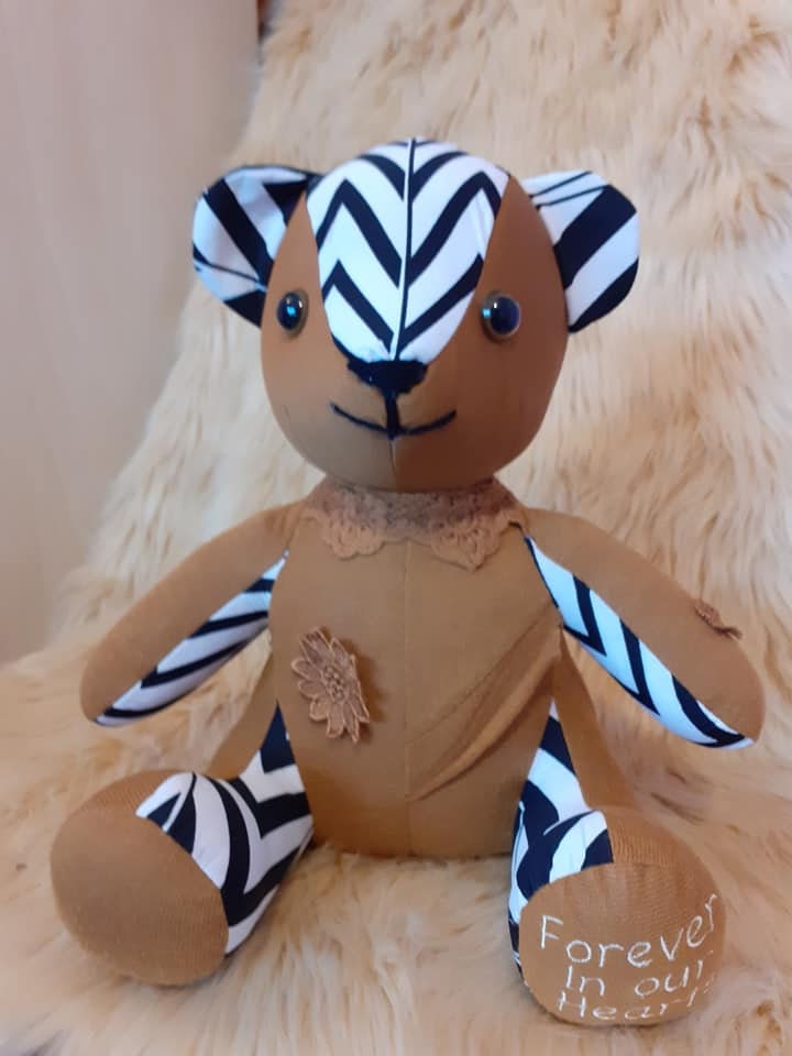 Memory Bear Keepsake Bereavement Bear Personalised UK - Etsy UK