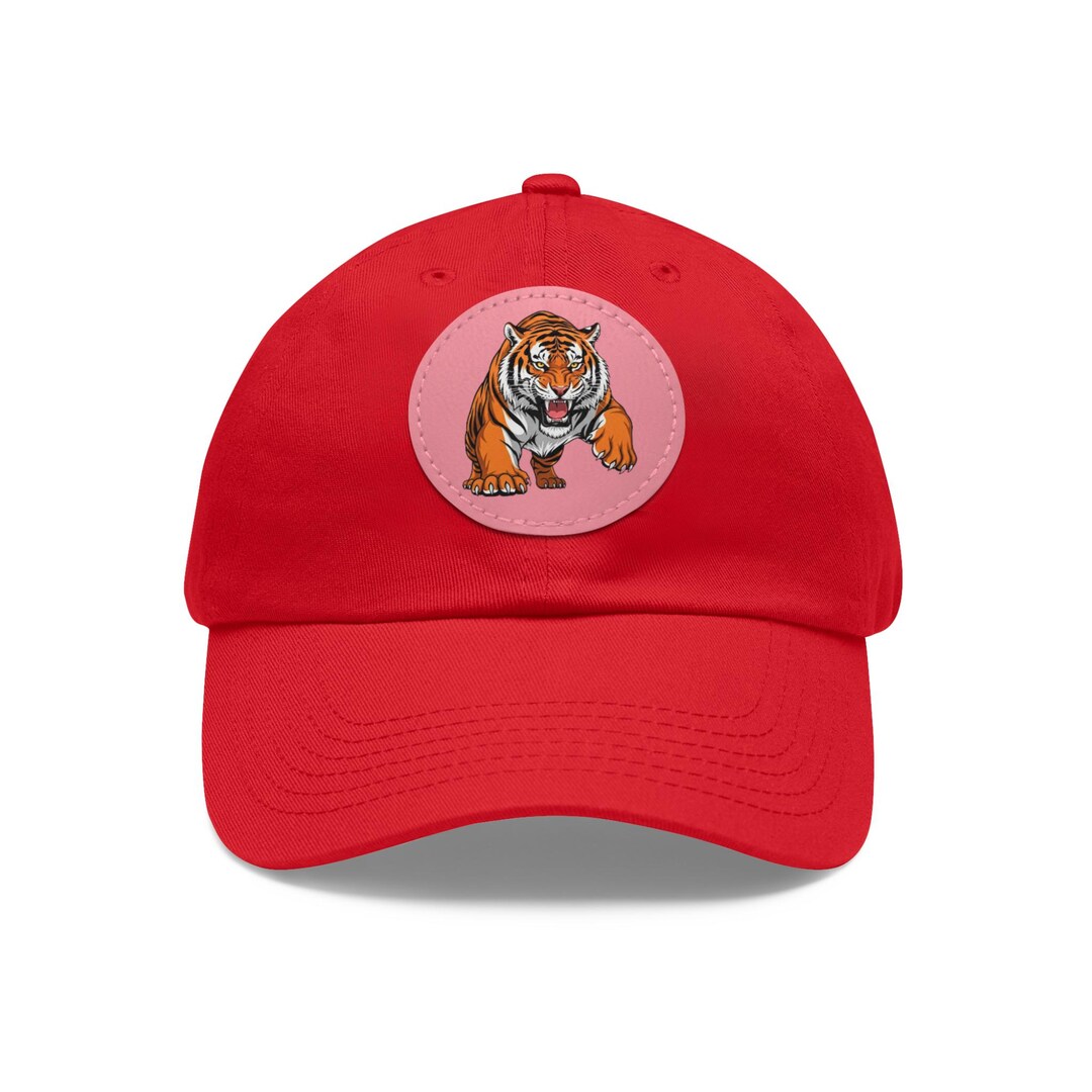 Tiger Dad Hat With Leather Patch, Stylish Cap, Gift for Dads, Baseball ...