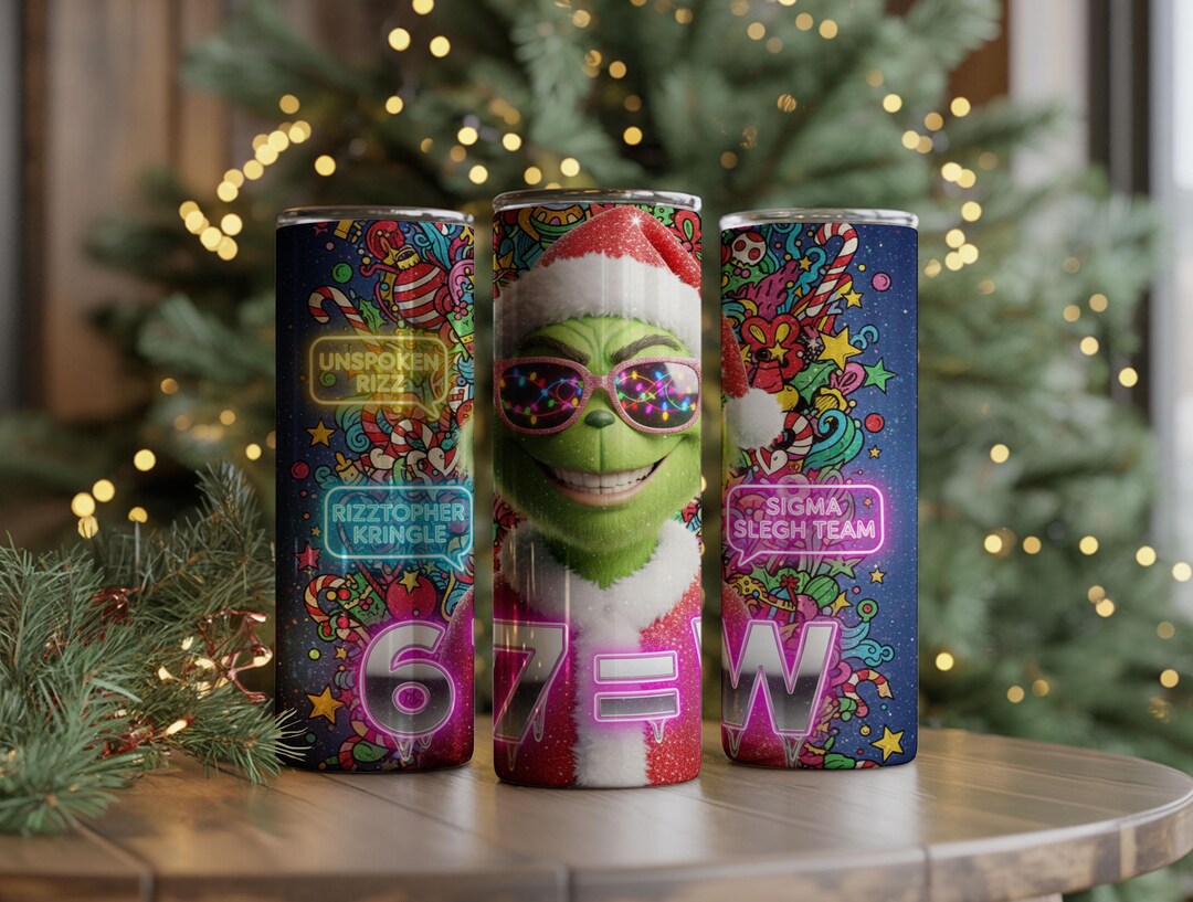 Grinchmas Sigma 67 Tumbler Wrap Digital File Download - Etsy