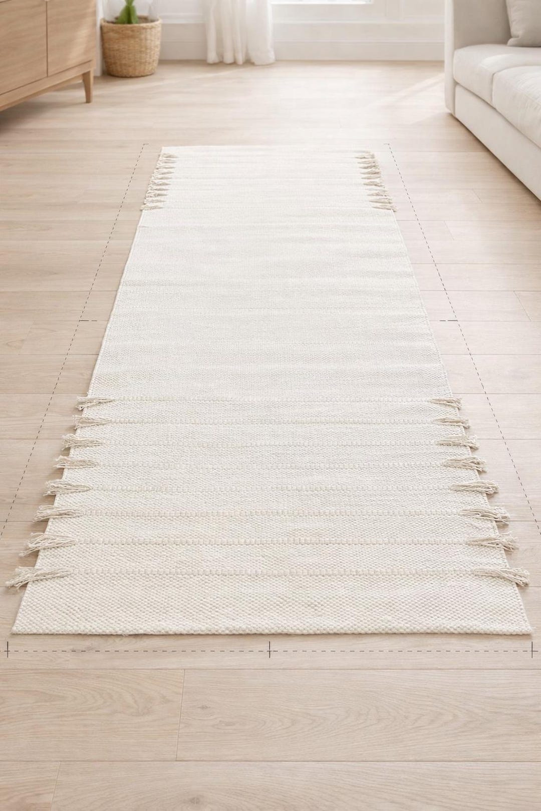 Handwoven Organic Cotton Yoga Mat | White, Non-slip, Travel-friendly - Etsy