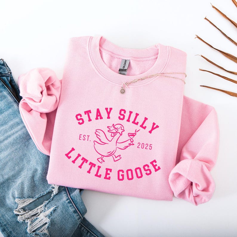 Silly Goose Sweatshirt - Custom Est. Year Sweater - Unisex Crewneck ...
