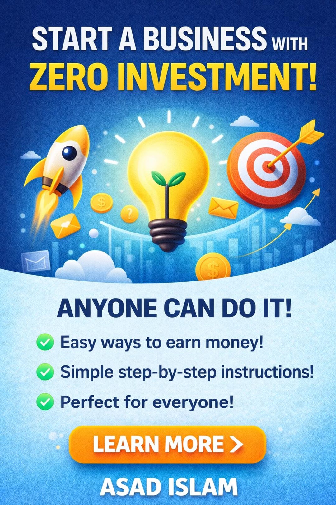 22 Beginner Startup Concepts With Zero Investment | Digital Ebook PDF ...