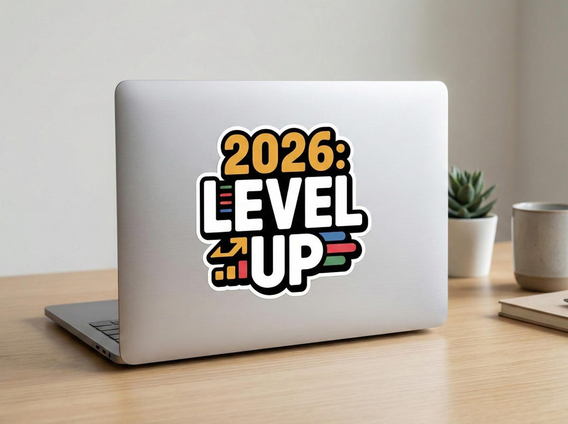 2026 New Year Sticker Bundle | Ai-generated Digital Stickers for ...