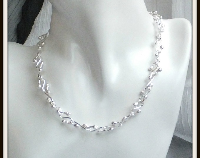Athena Necklace OOAK Silver Necklace Handmade Gifft for Her Sterling ...